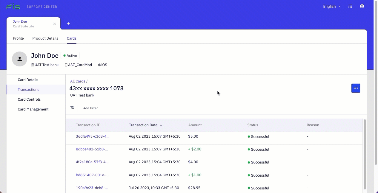 Transactions | Axon Docs