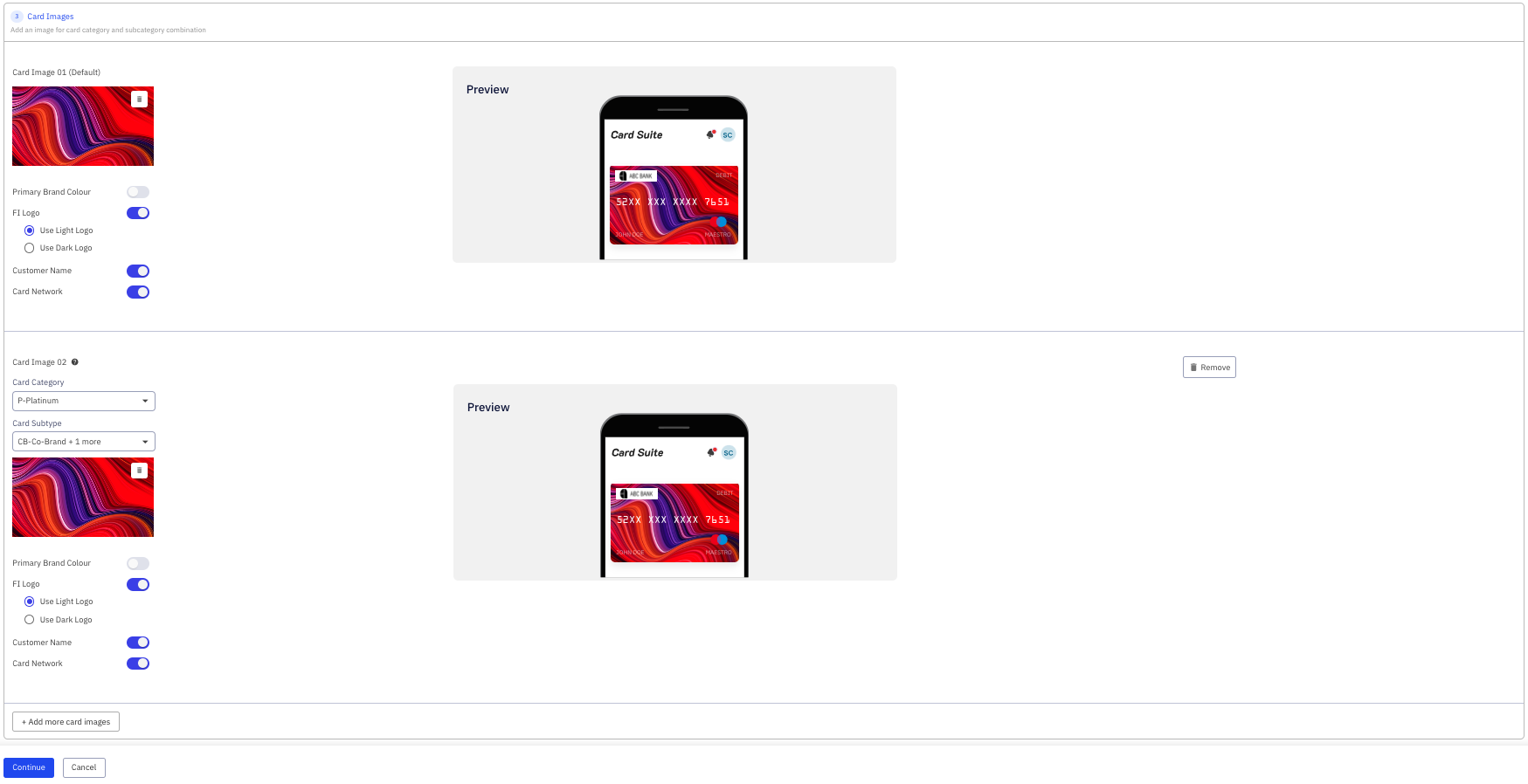 Manage BIN | Axon Docs