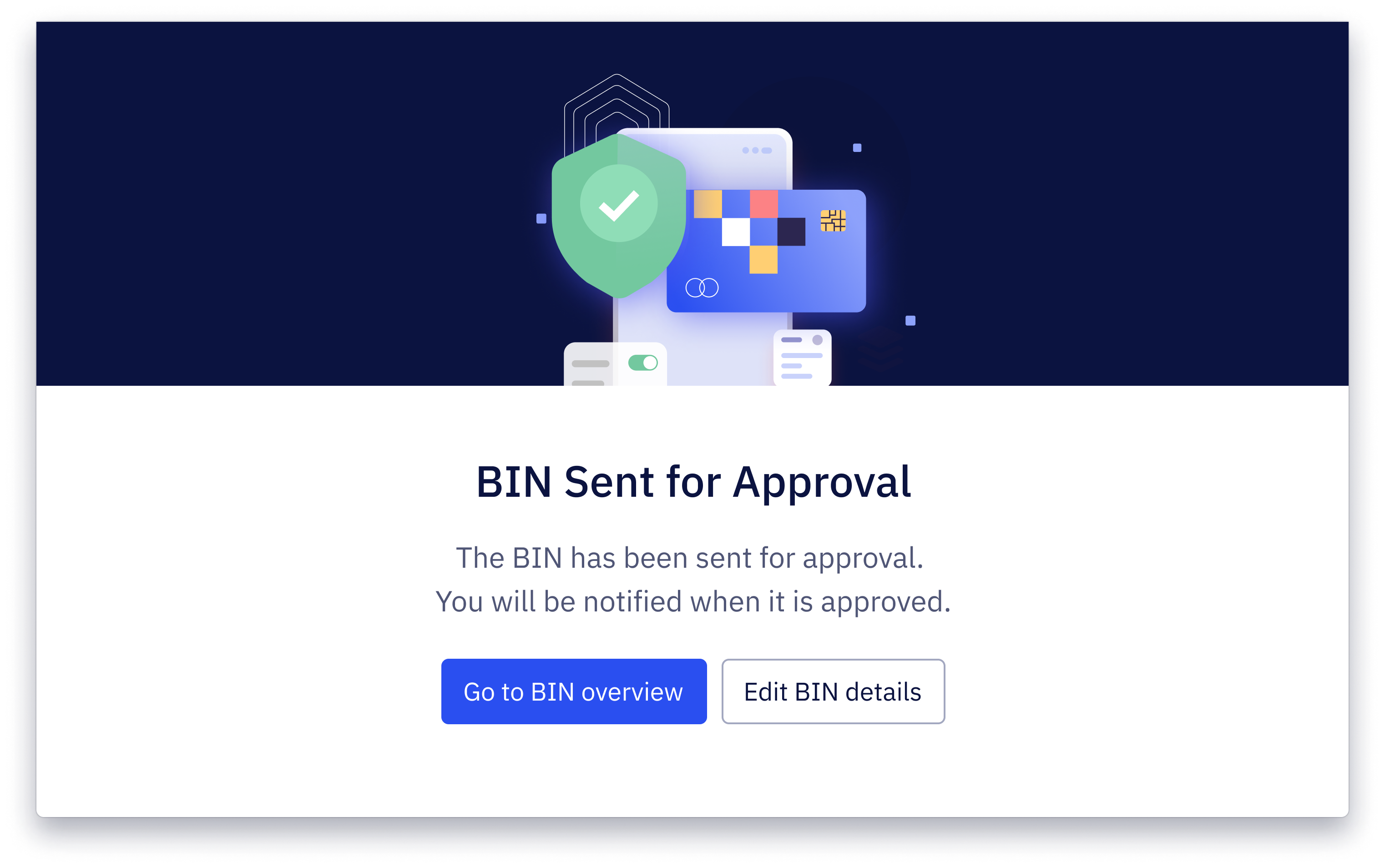 Manage BIN | Axon Docs