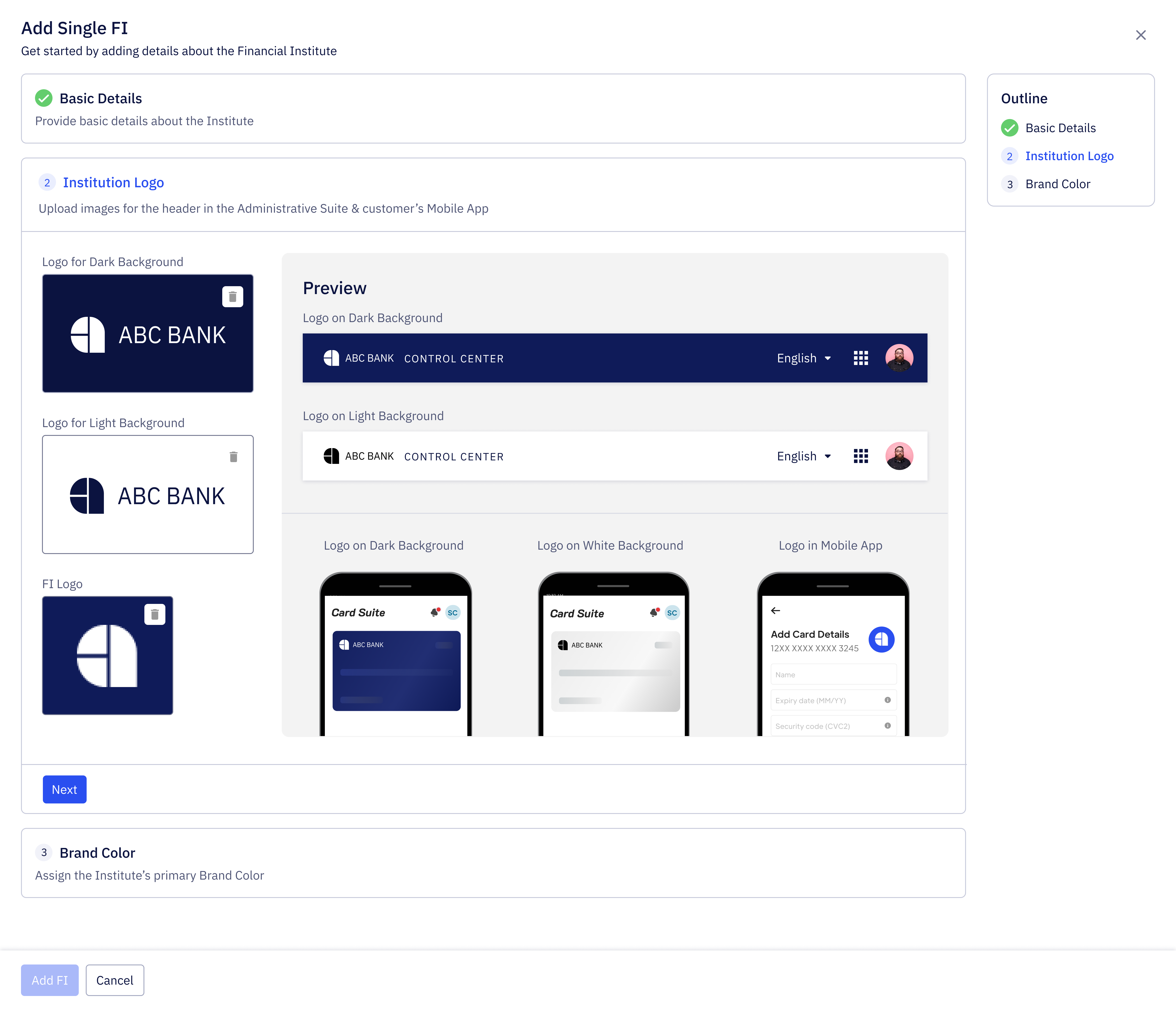 Manage FI | Axon Docs