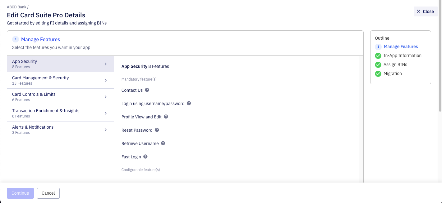 Card Suite Apps Provisioning | Axon Docs