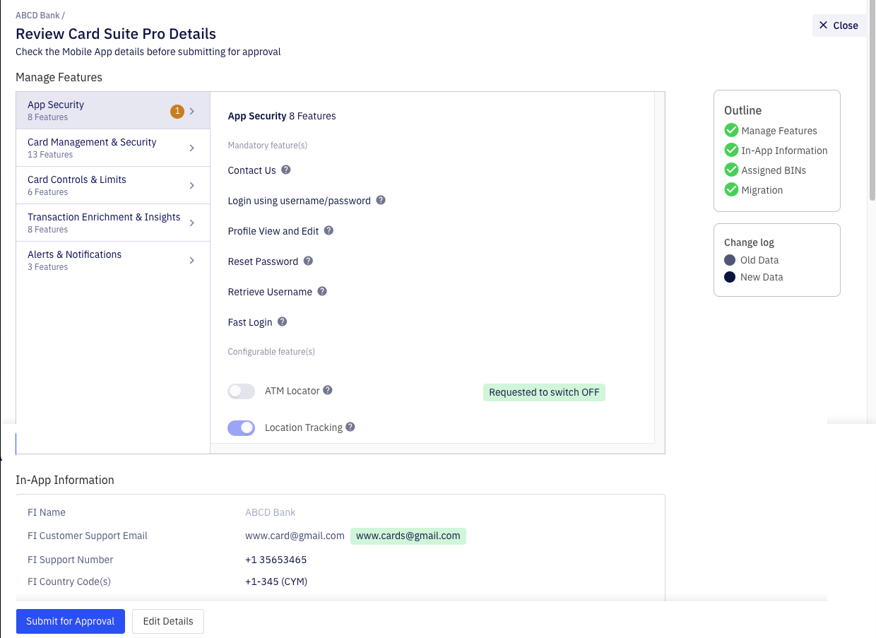 Card Suite Apps Provisioning | Axon Docs