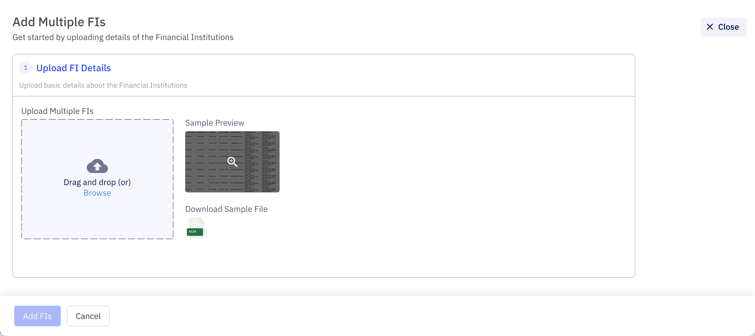 Manage FI | Axon Docs