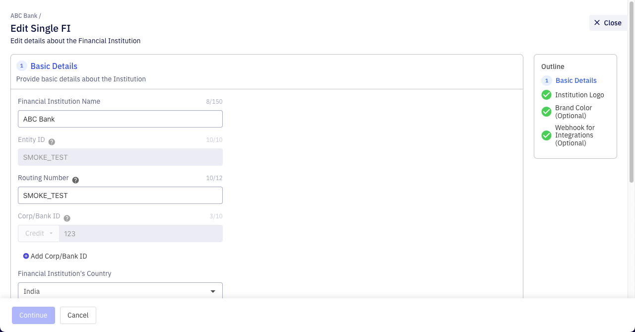 Manage FI | Axon Docs