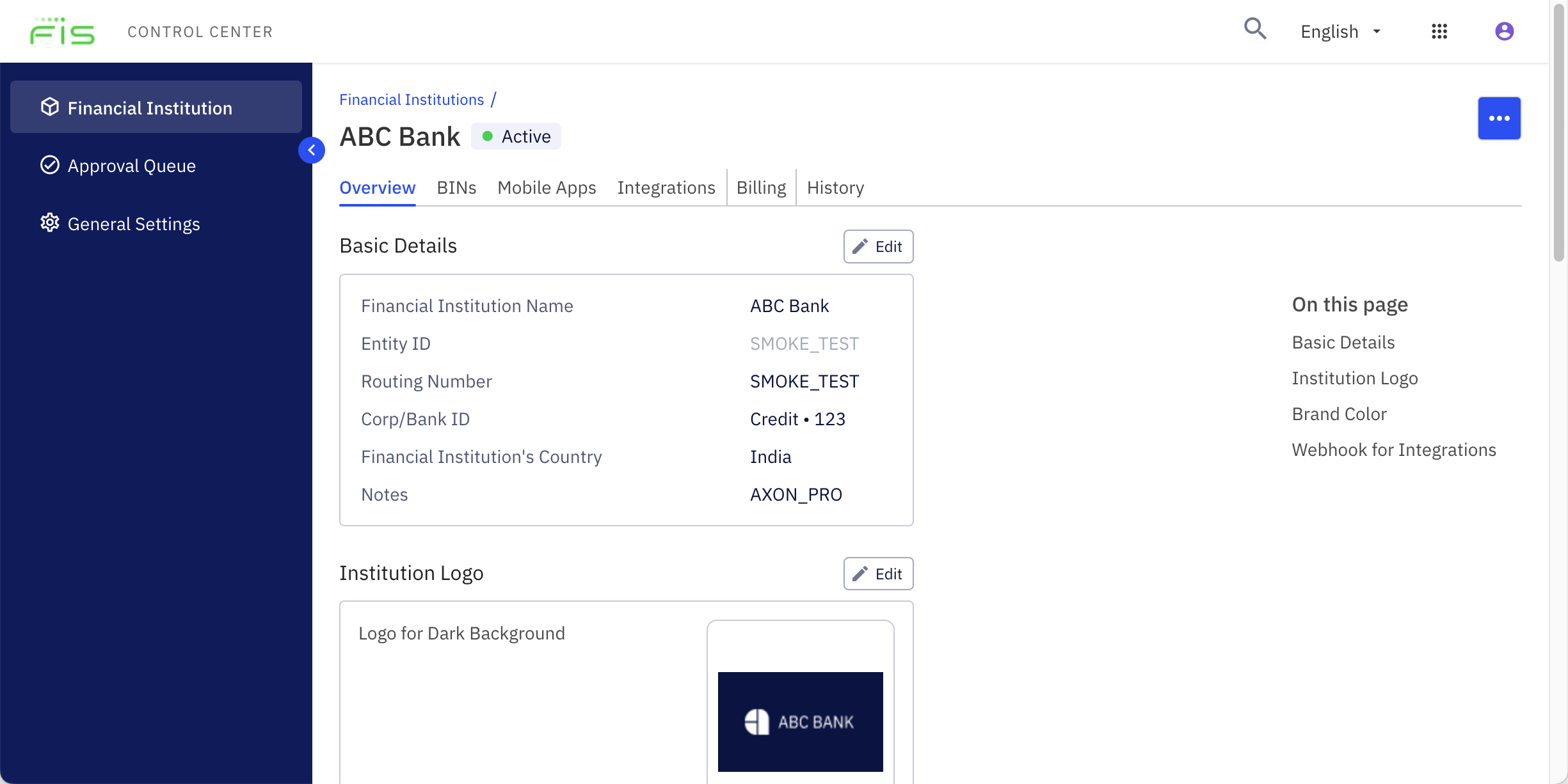 Manage FI | Axon Docs