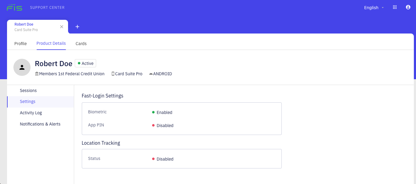 Settings | Axon Docs