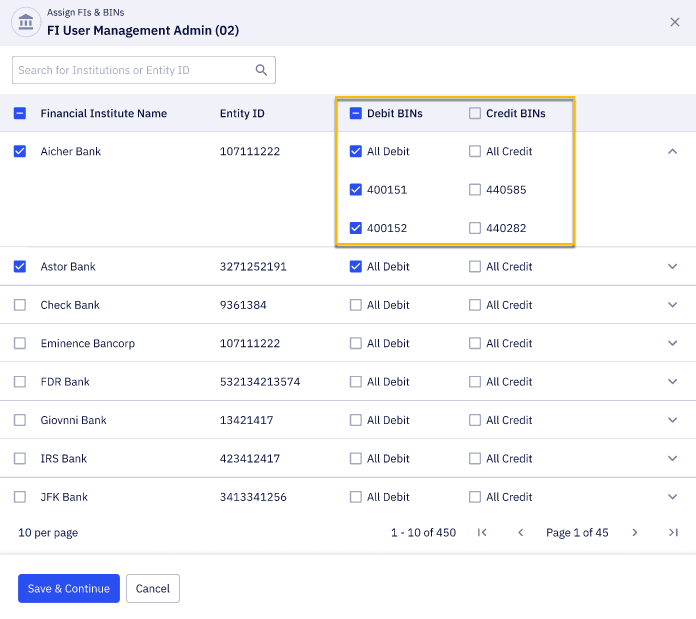 FI User Management | Axon Docs