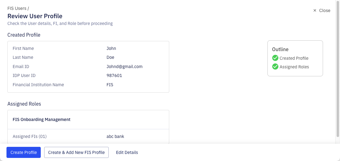FIS-User Management | Axon Docs
