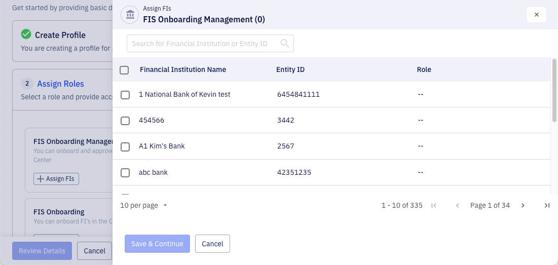 FIS-User Management | Axon Docs
