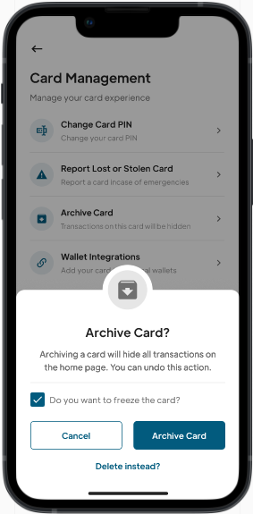 Archive Card | Axon Docs