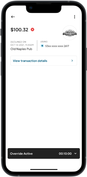One time override | Axon Docs