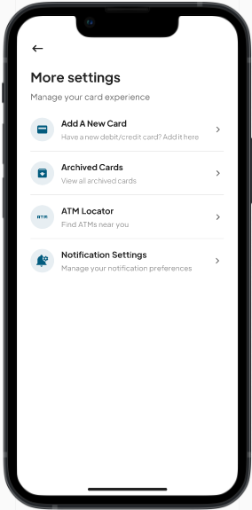 More Settings | Axon Docs
