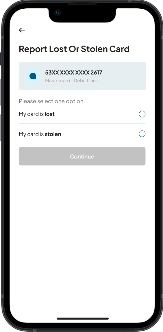 Report a Lost card | Axon Docs