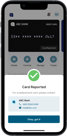 Report a Lost card | Axon Docs