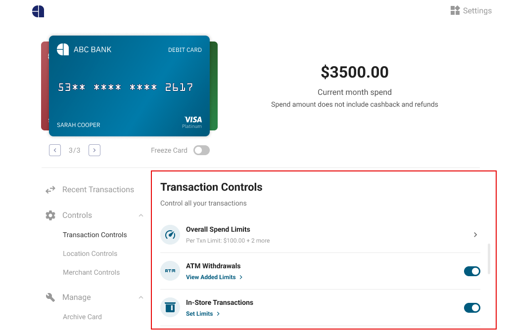 Transaction Controls | Axon Docs